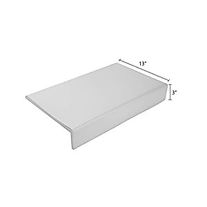 Kidkusion Soft Seat Edge Cushion | Made in USA | 36" | Taupe | Fireplace Cushion and Hearth Pad