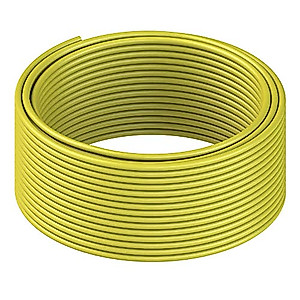 LINKUP - Cat8 Ethernet Cable S/FTP 22AWG Screened Solid Cable | 2000MHz (2GHz) up to 40Gbps | Future 5th-Gen Ethernet LAN Network 40G Structure Wires |Yellow| 100 Meter Bulk (Termination Required)