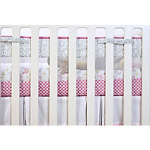 Just Born Botanica Fresh Air Crib Liner, Pink/Floral