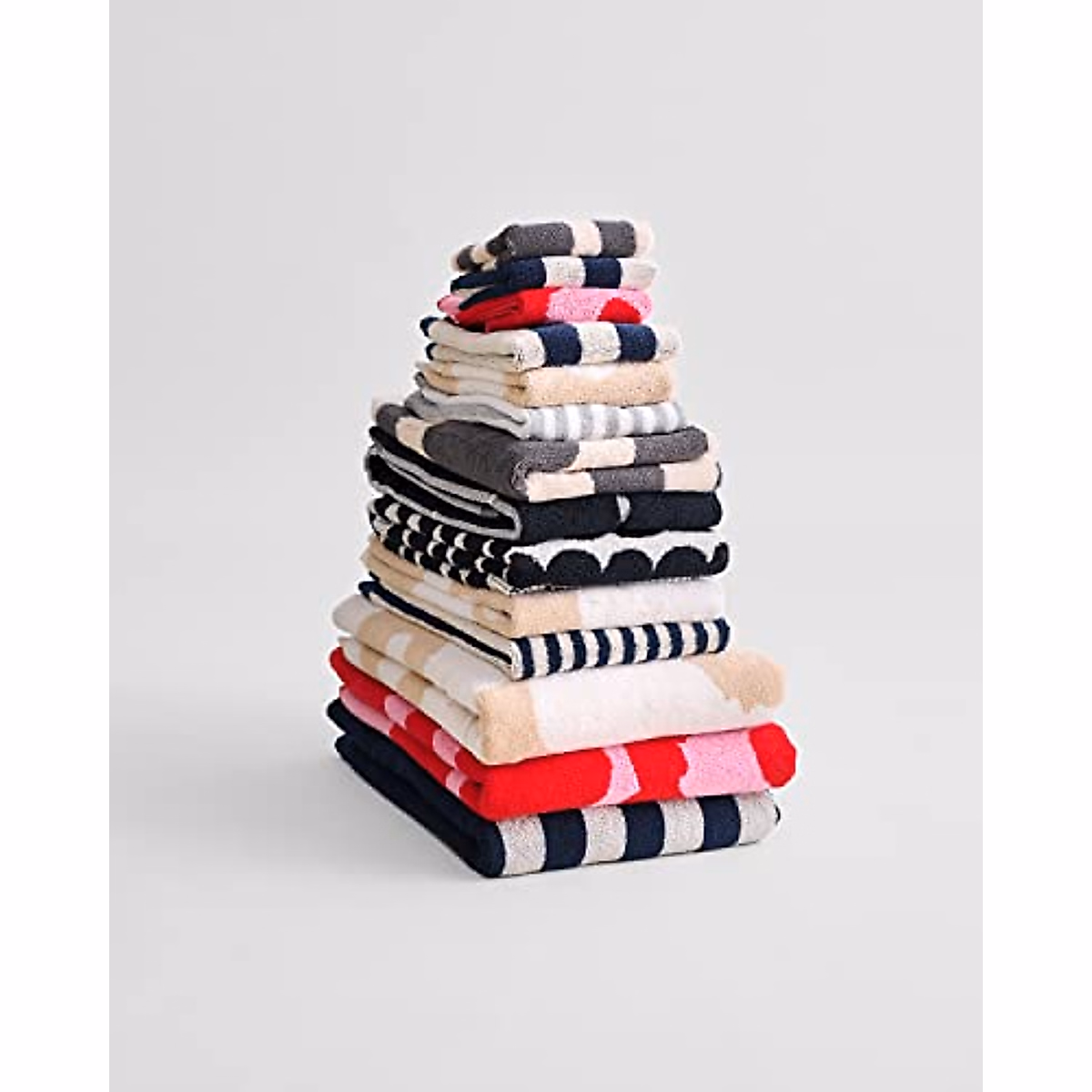 MARIMEKKO - Kaksi Raitaa Terry Cotton Guest Towel (Dark Blue)