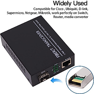 10 Pack 1.25G SFP LC Module 1000Base-LX (SMF,1310nm,20km,DDM) Single-Mode Transceiver for Cisco GLC-LH-SMD,Ubiquiti UniFi,Meraki MA-SFP-1GB-LX10,Fortinet,Mikrotik,TP-Link,Netgear,TL-SM311LS,D-Link