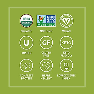 The Only Bean - Organic Edamame Spaghetti Pasta - High Protein, Keto Friendly, Gluten-Free, Vegan, Non-GMO, Kosher, Low Carb, Plant-Based Bean Noodles - 8 oz (1 Pack)