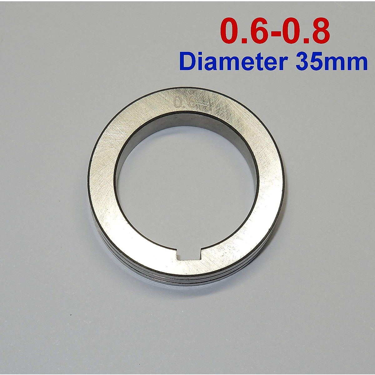 CHNsalescom European Style Mig Welder Wire Feed Drive Roller Roll Parts OD35mm ID25mm WI8mm (U-Groove .023"-.030" )