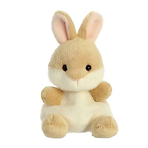 Aurora® Adorable Palm Pals™ Ella Bunny™ Stuffed Animal - Pocket-Sized Play - Collectable Fun - Brown 5 Inches