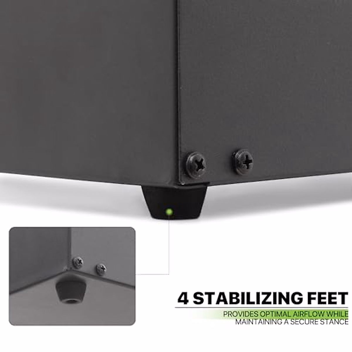 Magshion 20-Inch 1500W Faux Log Electric Fireplace Insert Heater with Fan and Remote Control