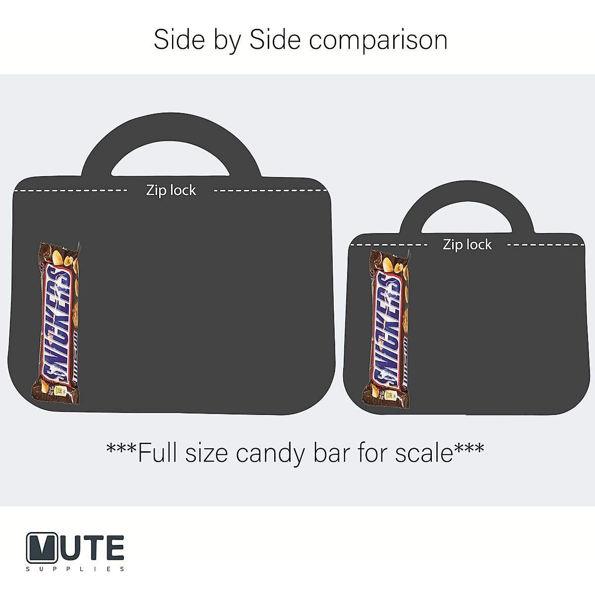 Bulk Gift Bags for Kids Birthday Party Supplies - Goodie Bag for Candy, Food, Snacks or Favors with Resealable Ziplock Seal (Holo L 20)