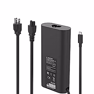 MiliPow USB-C Laptops Charger 90W Include Power Cord for Dell XPS 13 9365 9360 9370 Latitude7420 7320 7390 Latitude 3400,3500, 5289,5300 2in1 Adapter Type USB-C Charing