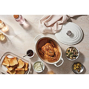 Le Creuset Enameled Cast Iron Signature Oval Dutch Oven, 6.75 qt., Licorice