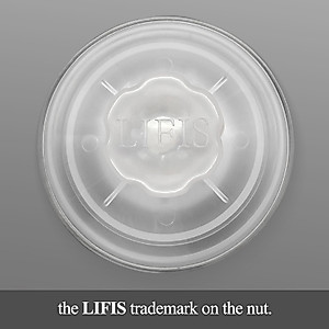 LIFIS Suction Cup for Cat Window Perch 3.14 Inches Screw Nut Suction Cups Replacements (4 Packs Screw)