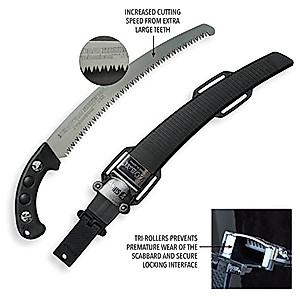 Silky ZUBAT Arborist Professional Hand Saw 330mm XL Teeth (722-33)