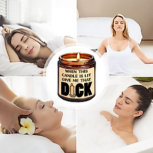 Gifts for Boyfriend, Husband, Lavender Scented Candle - Valentine's Day Gifts for Women Galentines Day, Thinking of You Gifts, Funny Anniversary Birthday Gifts for Men, Wedding Couples Gifts