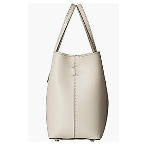 Designer Kate New York Women's Hadley Road Small Dina Top Handle Handbag Tote in Tusk Light Cream light Beige