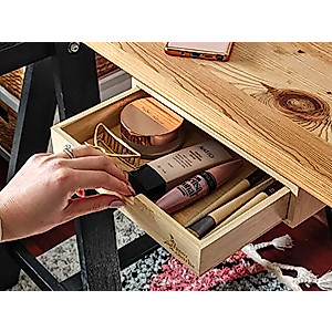 Poor Charlie Under Desk Drawer - Self Adhesive Bamboo Drawer - Sleek and Modern Design - Easy Installation - Compatible with Most Desks