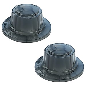 2pcs Fan Parts, M8x1.25 mm Hole Fan Blade Nuts Covers for Table and Floor Fans, General Accessories for Screw Fixing, Plastic Blades and Fanner Parts, Replacement Part for Standing Fan