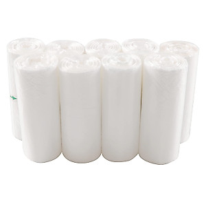 Dehouse 1.5 Gallon Clear Small Trash Bag, 225 Counts, F