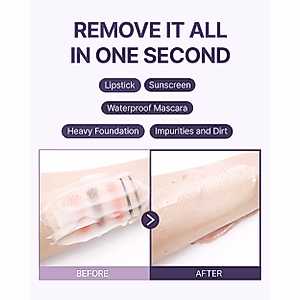 ROKKISS One-Step Cleansing Balm (5.1fl oz) - pH-Balanced Gentle Daily Facial Cleansing and Makeup Remover. Shea Butter, Grapefruit and Peach Extracts.