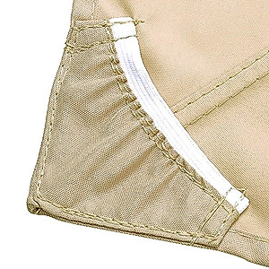 Yescom 12'x12' Canopy Top Replacement Beige for 2-Tier Harbor Gazebo GFS01250A Patio Cover Y01212T01