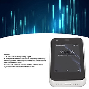 ASHATA Mini Mobile Phone, 3G Small Unlocked Smartphone, GPS, 1GB 8GB ROM, Quad Core, 2.5in Android Cellpohone Support App Download(Pearl White)