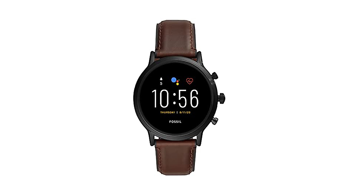 Fossil Gen 5 Carlyle 44mm Smart Watch - Black/Brown