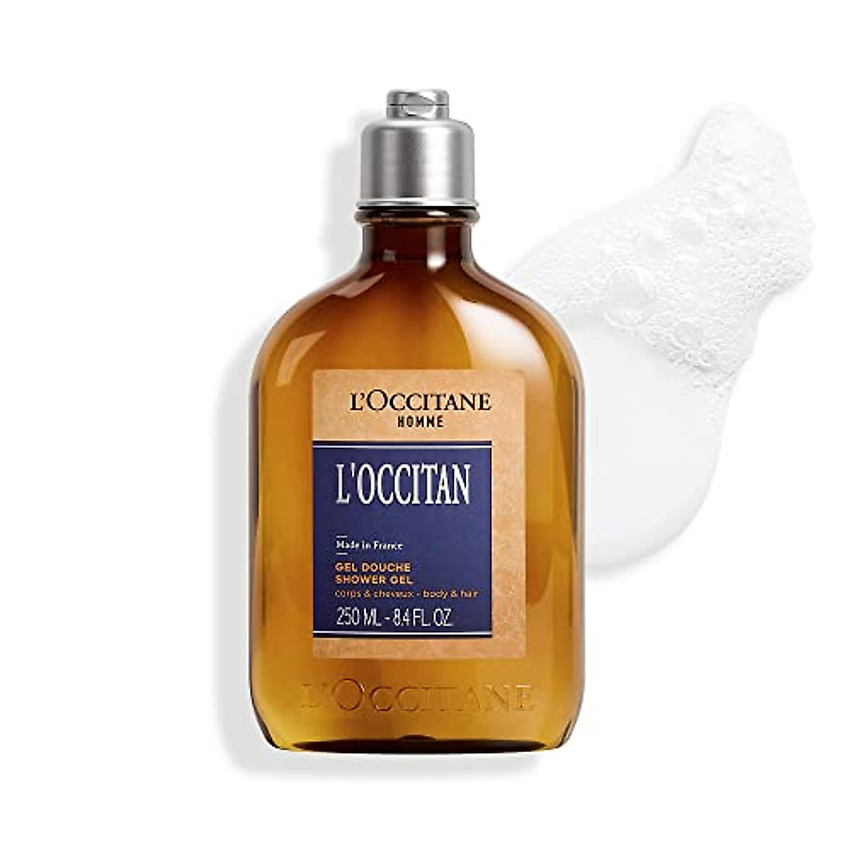 L'Occitane Shower Gel: Subtle Lavender Scent, Notes of Pepper and Nutmeg, Gently Cleanse Hair & Body