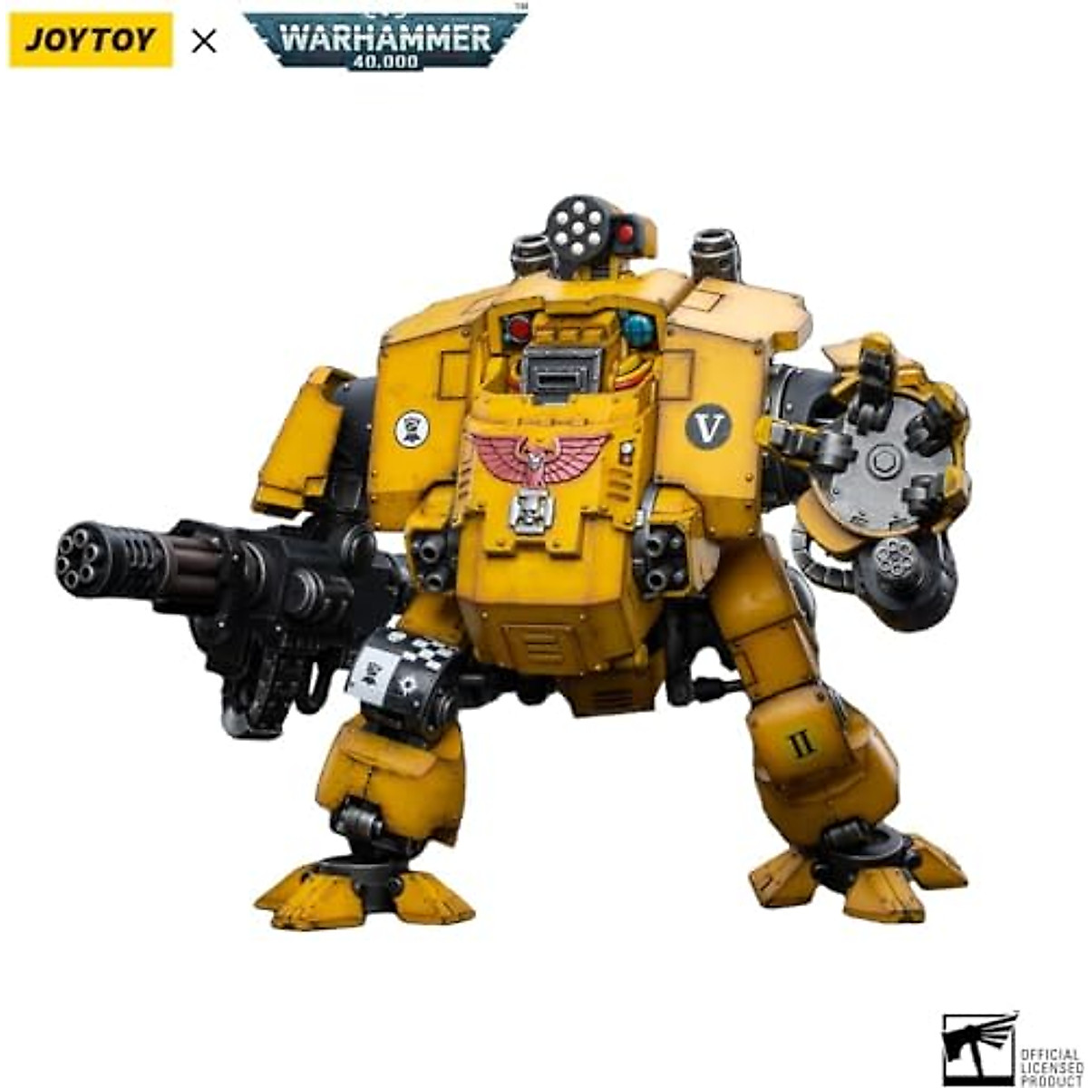 LEBOO JOYTOY Warhammer 40K 1/18 Mecha Action Figure Imperial Fists Redemptor Dreadnought 11.73”Tall