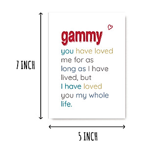 Gammy You Have Loved - Special Gammy's Day Card - Birthday Card For Gammy - Sentimental Card For Gammy - Meaningful Card For Gammy…