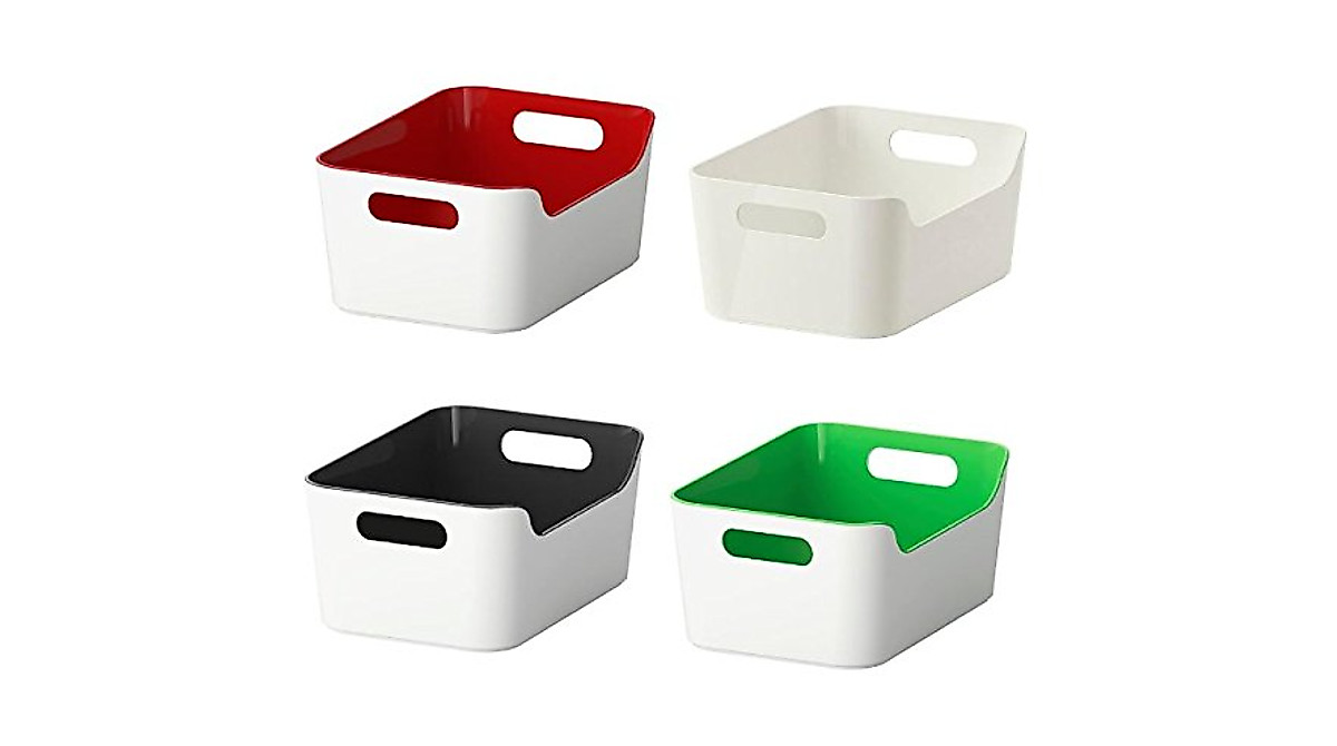 VARIERA Open Storage Box - Kitchen Organizer Bin