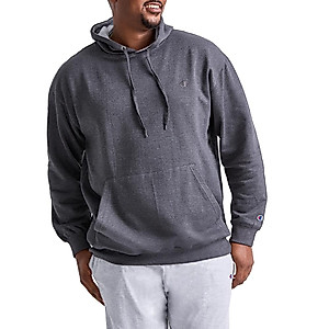Champion Men's Hoodie, Powerblend, Fleece Striped Sweatshirt for Men (Reg. or Big & Tall)
