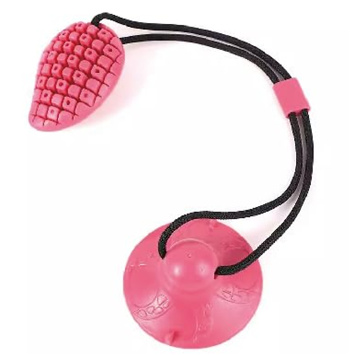 Bonear Pet toys, Dog Toy, Multifunction Pet Molar Bite Toy, Durable Pet Chew Bite Rope Toy, Dog Rubber Ball Toy with Suction Cup for Dental Care Teeth Cleaning Separation Anxiety