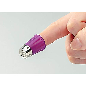 Clover I Sew for Fun Protect'n Grip Thimble, purple