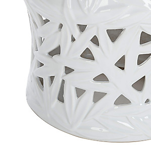 Safavieh ACS4573A Granda Ceramic Decorative Garden Stool, White