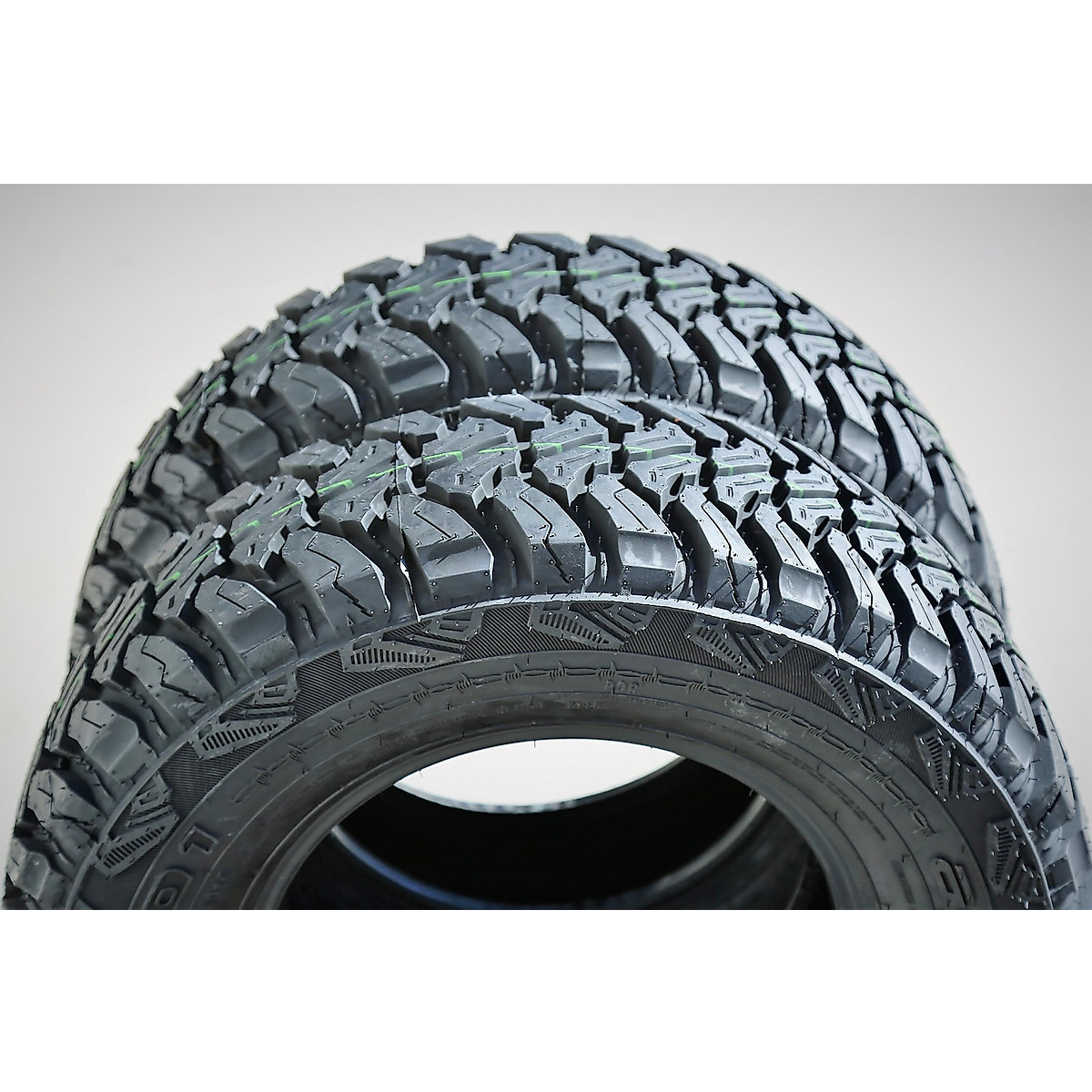 Accelera M/T-01 Mud Off-Road Light Truck Radial Tire-LT235/75R15 235/75/15 235/75-15 104/101Q Load Range C LRC 6-Ply BSW Black Side Wall