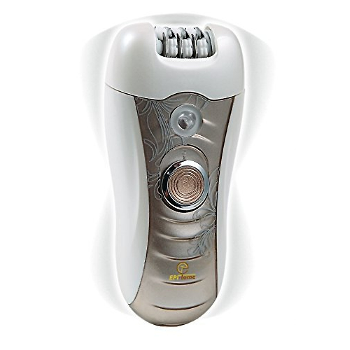 Epitome 3 in 1 Lady Wet or Dry Rechargeable Hair Removal Kit (Trimmer, Hair Epilator, Callus Remover) with 2 Mode Power Switch, LED Hair Shaver for Arm, Underarm & Legs (Gold)