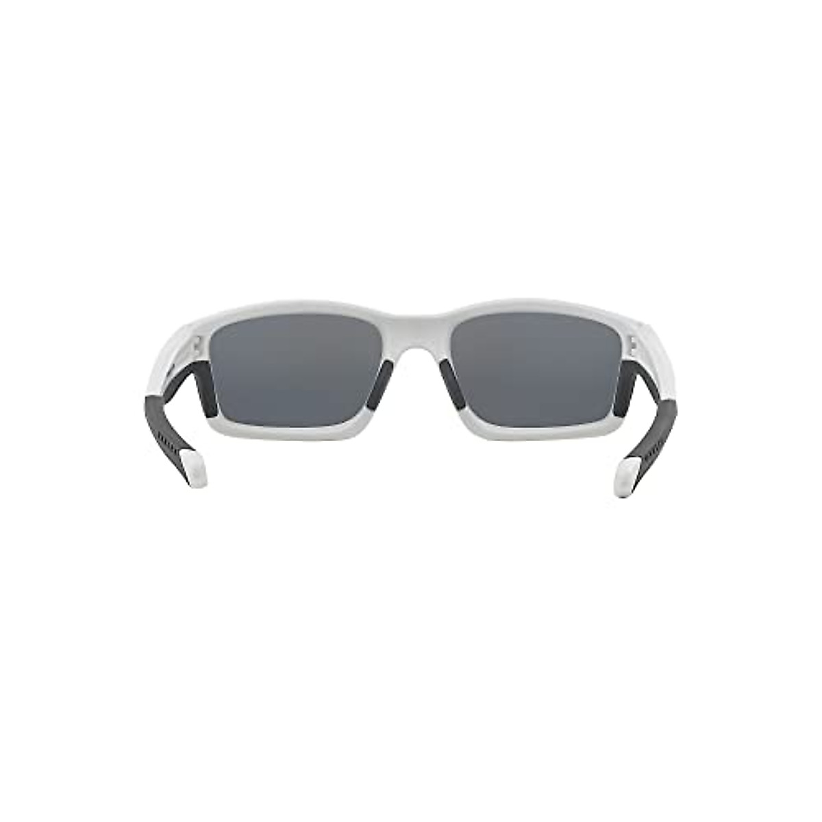 Oakley Men's OO9247 Chainlink Rectangular Sunglasses, Matte White/Grey Polarized, 57 mm