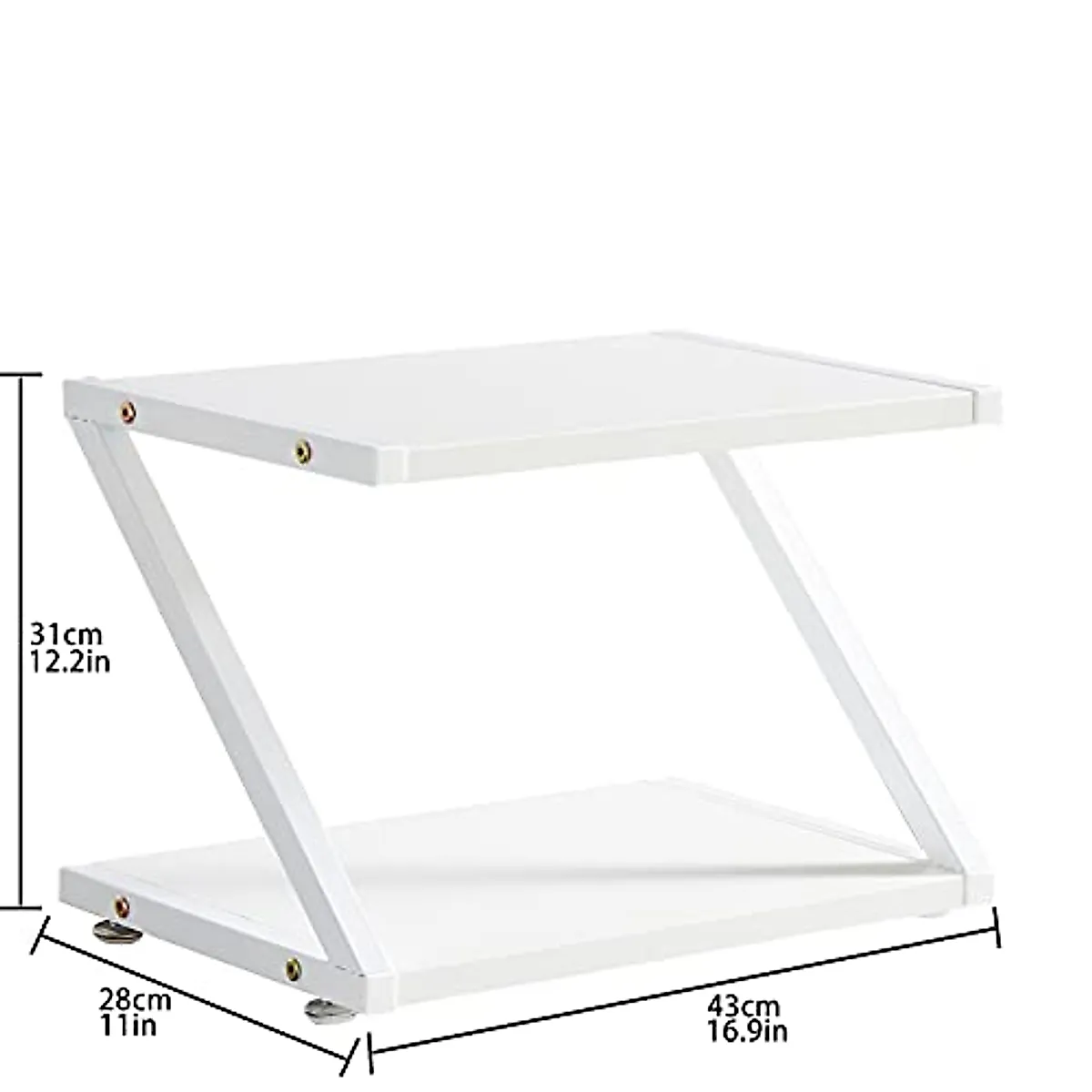 Desktop Printer Stand - Desktop Shelf with Anti - Skid Pads,Multifunction Printer Copier Scanner Shelf Stand，Printer Stand for Desk,Printer Desk