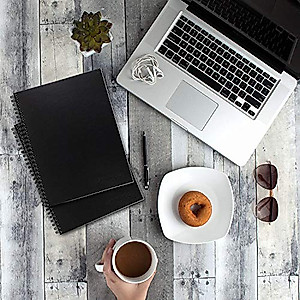 Cambridge Business Notebook, Legal Ruled, 6-1/2" x 9-1/2", Wirebound, Black, 2 Pack (73599)