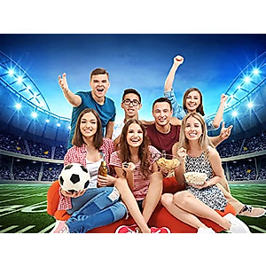 Super Bowl Sport Theme Party Decorations Football Backdrop Background for Tailgate Sports Birthday Party Cake Table Photo Booth Decoration (7x5ft)