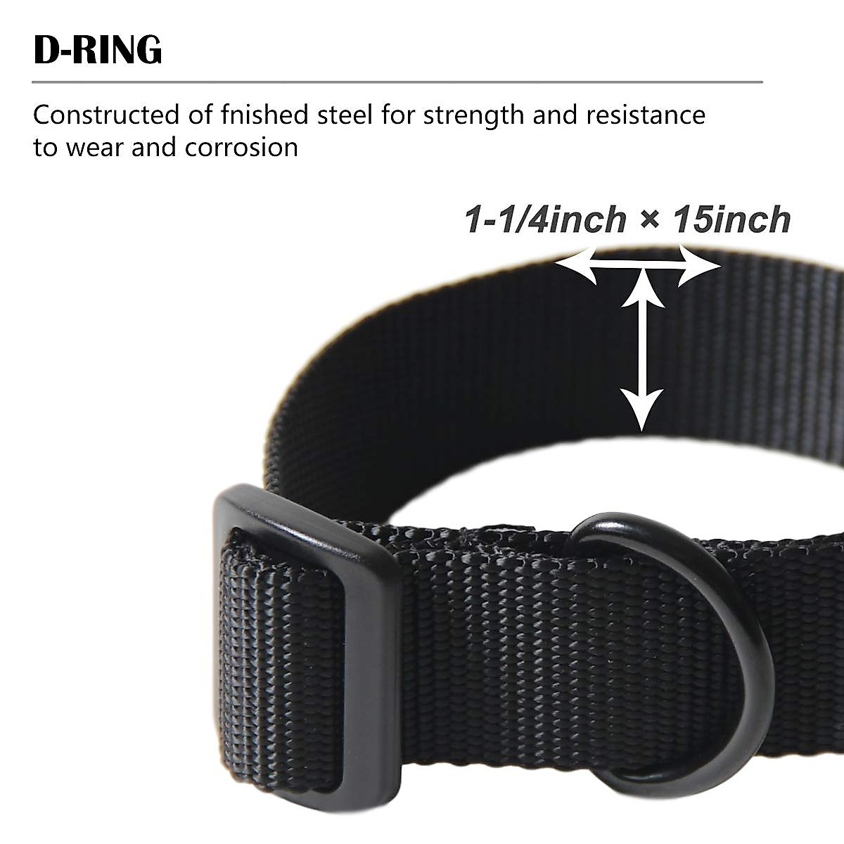 Aolamegs Tactical Gun Sling,Adjustable Rifle Sling 1.25” Nylon Strap with D Ring Loop for Hunting (2Pack)