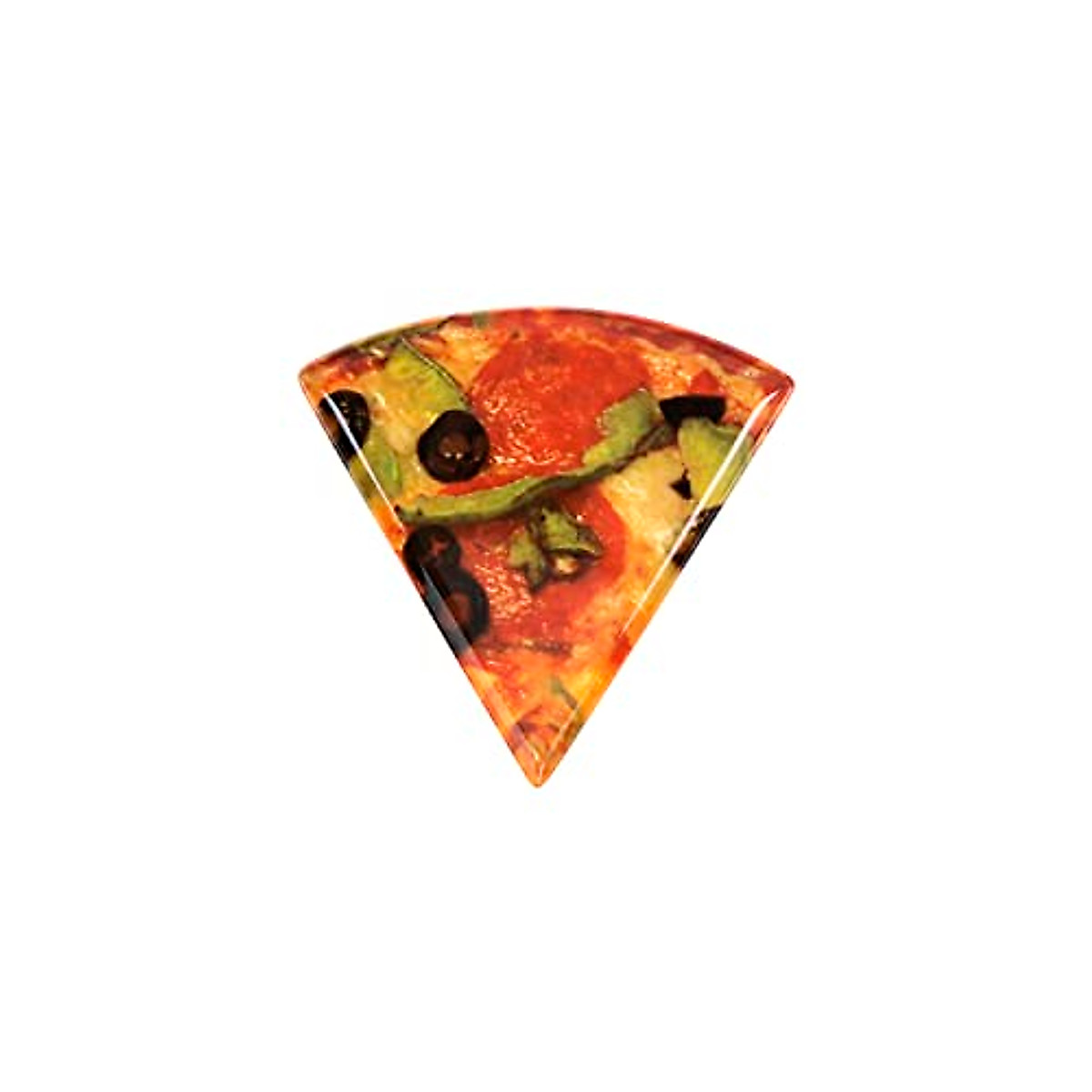 G.E.T. PZ-85-PZ-EC Pizza 8.75" x 9" Triangle Pizza Plate, Break Resistant Dishwasher Safe Melamine Plastic, Creative Table Collection (Pack of 4)