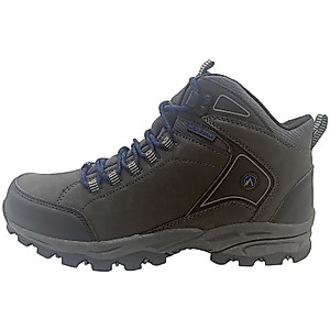 Nevados Glacier Mid Ankle Hiking Boots for Men| Water Resistant, Multi-Terrain, Solid & Durable Design Traction Outsole Contoured Insole