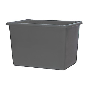 Winholt TUB-6A-GY Bulk Movers with 6 Bushel, Tub Only, Aluminum Base, 24" x 33" x 21" Size, Gray