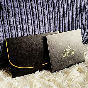 Gemini Personalize His and Her 18K Gold Color Anniversary Wedding Titanium Rings Set Dome Court Valentine Day Gift