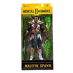McFarlane Toys Mortal Kombat Malefik Spawn Bloody Disciple 7" Action Figure with Accessories