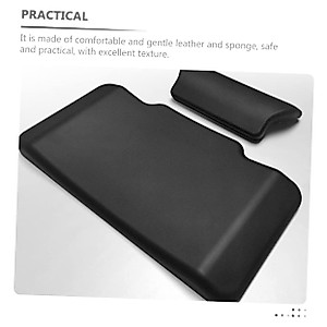 Unomor 1 Set Trunk Cushion Wear-Resistant Back pad Lumbar Support Pillow Leather Back Pillow Motorcycle Accessory Back Support Pad Wear-Resistant Backrest Sponge pu Waist Ornaments