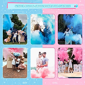 Gender Reveal Fire Extinguisher Powder 2 Blue Safe Tissue Powder for Boy or Girl Baby 100% Biodegradable Reveal Party Decorations Smoke Reveal Powder, Ideal for Gender Reveal Party Supplies