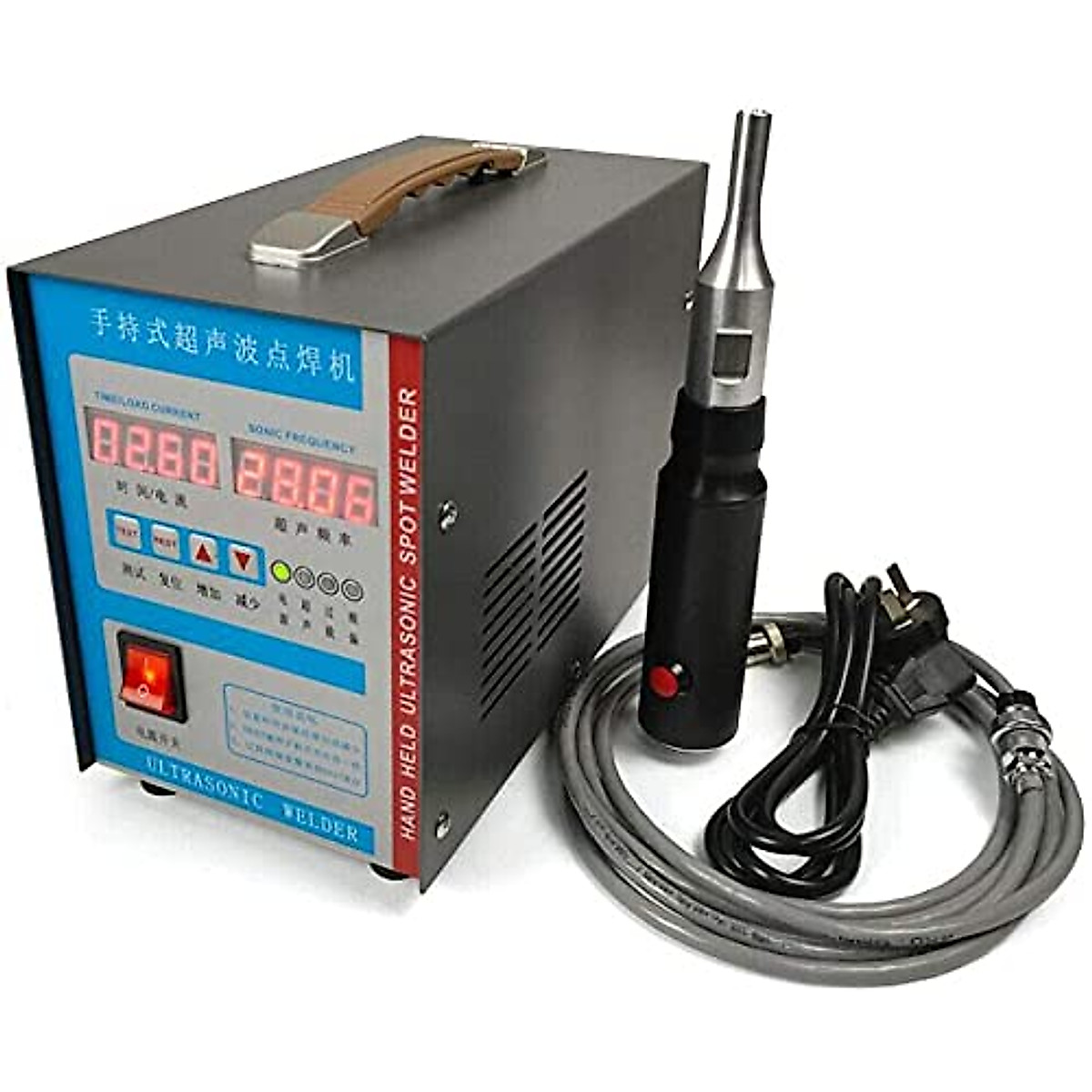 YIYIBYUS Ultrasonic Plastic Spot Welder,110V 28kHz High Frequency Portable Ultrasonic Plastic Welder Plastic Spot Welder