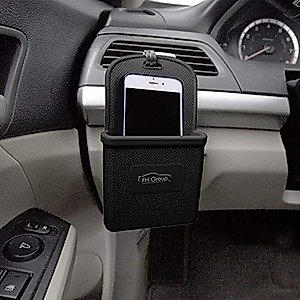 FH Group FH3022BLACK Black Silicone Car Vent Mounted Phone Holder for Smartphones (iPhone Plus, Galaxy Note, etc.)