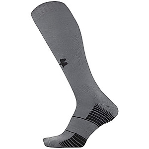 Under Armour Unisex UA Over-The-Calf Team Socks MD Gray