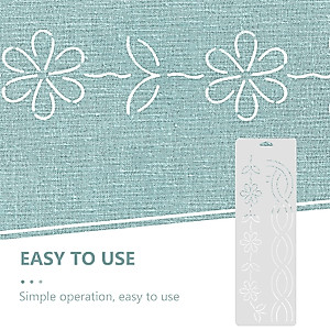 Ciieeo Quilt Stencil 2Pcs Quilting Creations Stencils for Machine and Hand Quilting Quilt Plastic Stencils for Borders