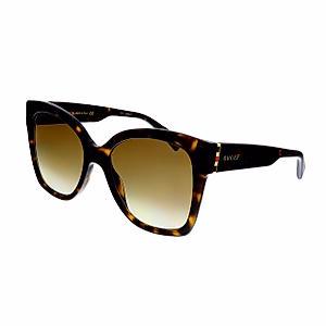 Gucci Brown Shaded Butterfly Ladies Sunglasses GG0459S 002 54